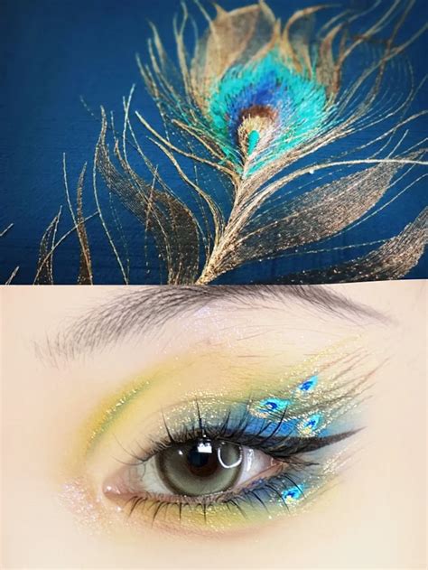 孔雀翎（教程来了！） 花瓣网