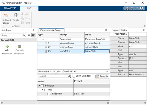 Parameter Editor Add Edit And Promote Parameters For Architectures