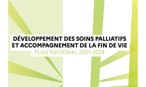 Plan National Soins Palliatifs 2021 2024 Anfh