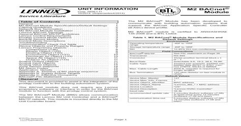Pdf Unit Information M2 Bacnet Module Dokumen Tips