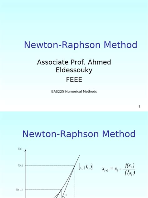 Lec 4b Newton Raphson Method Pdf Analysis Algorithms And Data Structures