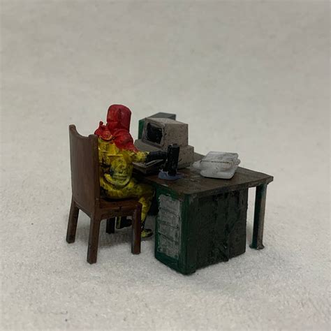 Rust Game Hazmat Suit At Computer Station 3d Print Etsy