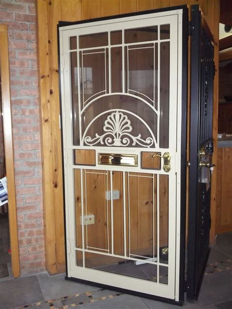 Steel Security Doors And Window Guards Chicago Nombach Roofing And