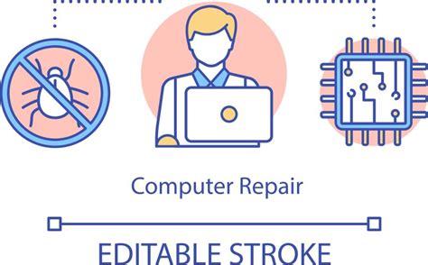 Computer Technician Logo Vector Images Over 870