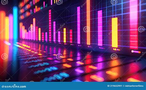 A Colorful Graph With Many Different Colored Bars Stock Image Image Of Forex Currency