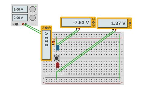 Circuit Design 123 Parallel Circuit Voltmeter Tinkercad