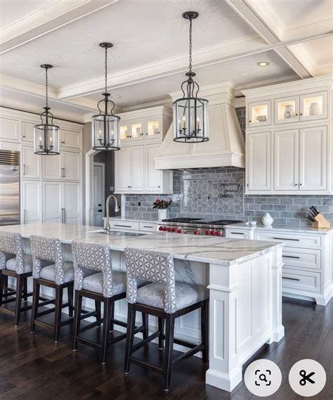 Elegant White Kitchen Cabinets With Island Stylish Ideas For Modern Spaces