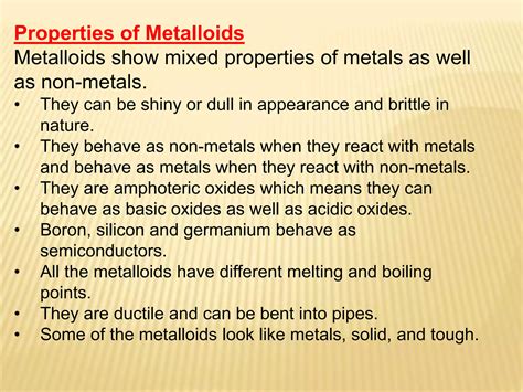 Metalloids Ppt