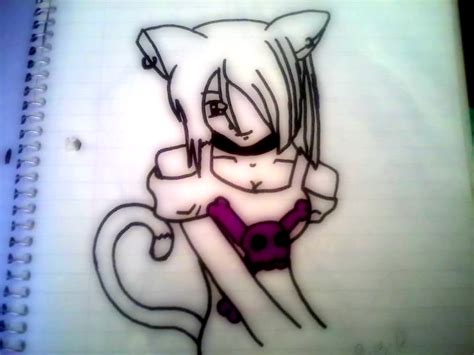 Emo Cat Drawing At Getdrawings Free Download