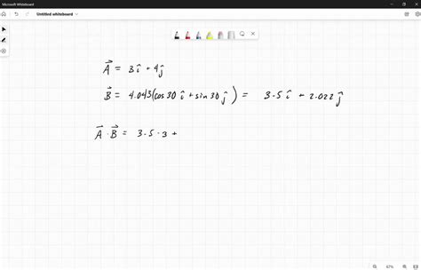 Solved Vector Components Dot Product Cross Product Two Vectors That