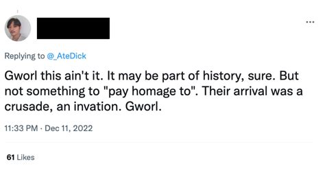 Ate Dick Criticized After Paying Homage To Magellans Colonization In Ph