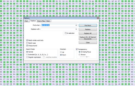 Find And Replace Replacing Strings Of Hexidecimal Zeros In Notepad Super User