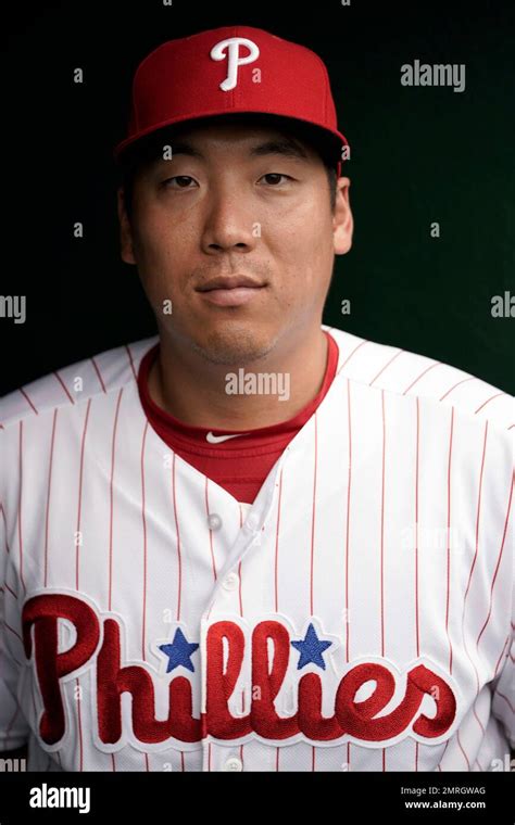 Philadelphia Phillies Hyun Soo Kim Poses For A Photo Before A Baseball Game Against The Los