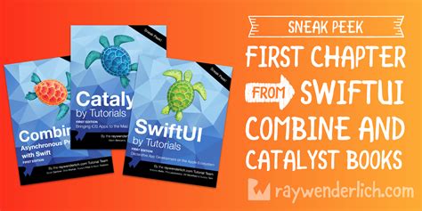 Sneak Peek First Chapter From New Swiftui Combine And Catalyst Books