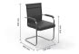 Conference Table Set Anja280 In Grey Walnut Brown 10 Marina Chairs
