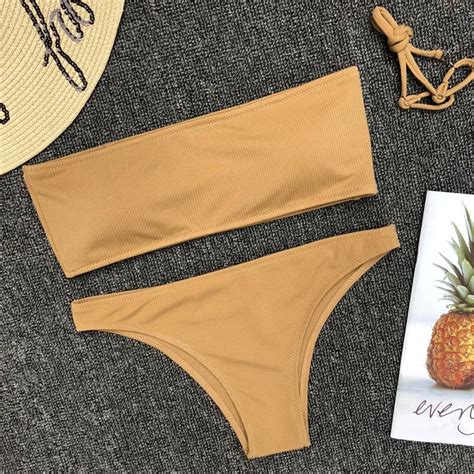 Ariel Sarah Bikinis 2019 New Sexy Off Shoulder Bikinis Women Swimsuit