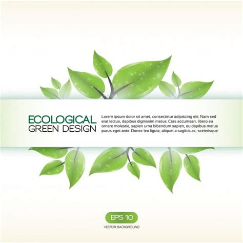 잎 생태 배경 Eps Uidownload