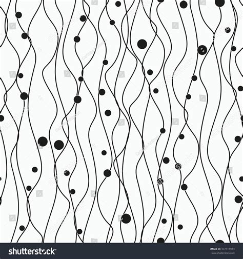 Linear Pattern Grid Curve Dot Seamless Stock Vector Royalty Free Shutterstock
