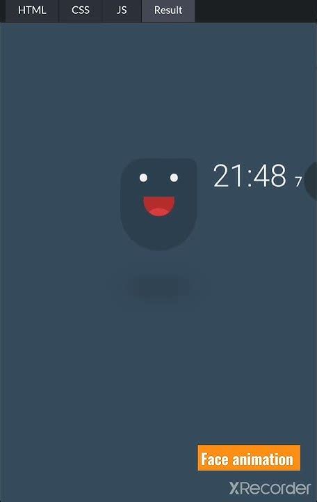 Face Animation Using Htmlandcss Shorts Youtubeshortsfeature London