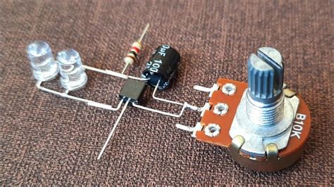 Super Led Blinking With 1 Transistor Make 12 24 Volt Flashing Lights Flashing Led First