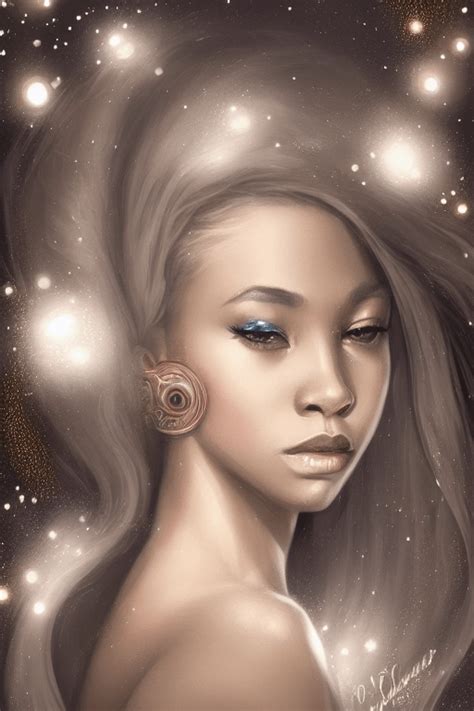 African American Woman By Charlie Bowater · Creative Fabrica