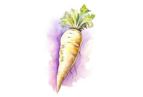 Cute Parsnip Color Splash Graphic By Poster Boutique · Creative Fabrica