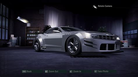 Need For Speed Carbon Car Showroom Musclecars V8s Chevrolet Camaro
