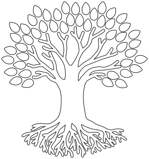 Shape Of Tree Of Life Free Printable Papercraft Templates