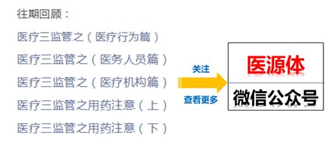 医源体丨一秒读懂“什么是三医监管？”