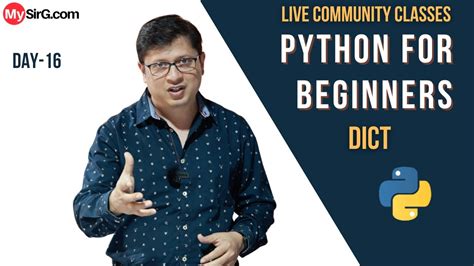 Dict In Python Live Community Classes Mysirg Youtube