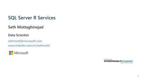 Pdf Sql Server R Services · Microsoft R Client
