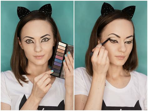 How To Apply Cat Makeup Saubhaya Makeup