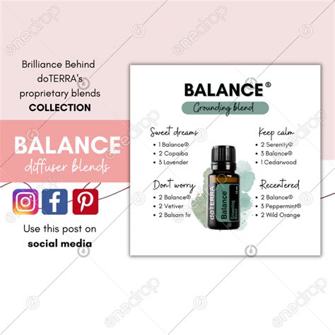 Dōterra Balance Diffuser Blends Brilliance Behind Doterra By