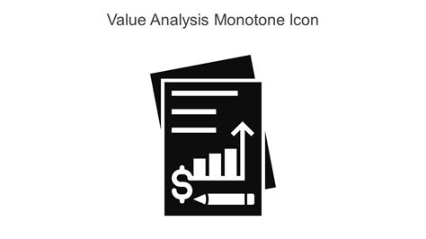 Value Analysis Monotone Icon In Powerpoint Pptx Png And Editable Eps