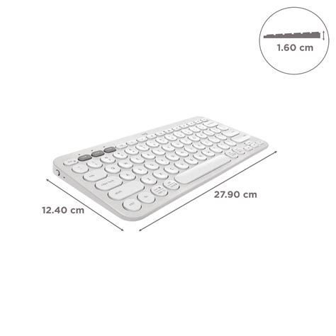 Buy Logitech Pebble Keys 2 Bluetooth Wireless Keyboard With Multi Device Pairing 10