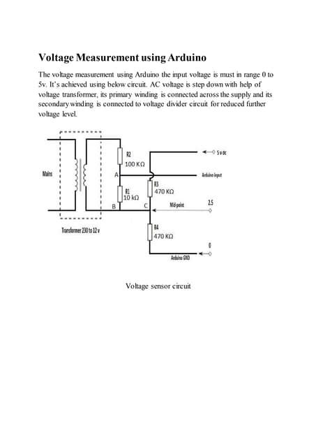 Voltage Measurement Using Arduino Pdf
