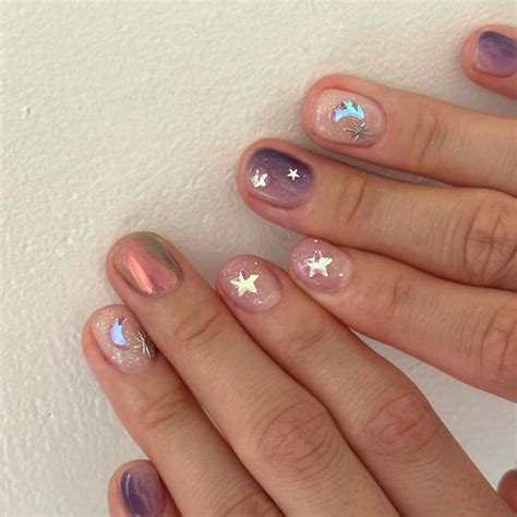 광주네일샵 윤을담다nail On Instagram 💜🌙💜⭐️💜 10월아트💛 𝚌𝚊𝚜𝚑 56000 𝚌𝚊𝚛𝚍