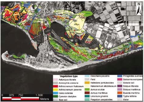 Example Of Ecological Mapping Each Colour Corresponds To A Certain
