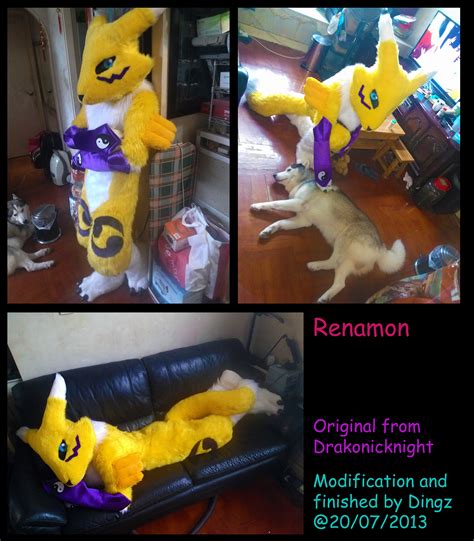 Renamon Fursuit Finish By Dingz On Deviantart