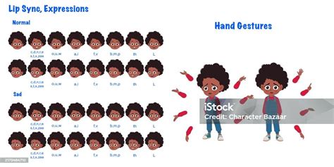 Girl Cartoon Character Set Cartoon Character Model Sheet Cartoon