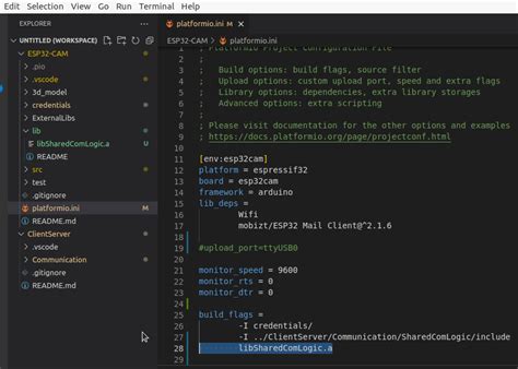 compile project with custom lib a libraries platformio community