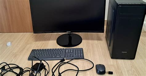 급처 풀세트 컴퓨터 모니터 본체 키보드 마우스 와이파이연결 등 세트입니다 웅천동 디지털기기 당근 중고거래