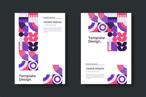 추상적 인 기하학적 모양 패턴 Bauhaus 최소한의 예술 디자인 배경 현대 원형 삼각형 및 사각형 Bauhaus 패턴 배경