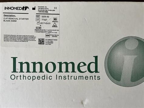 New Innomed 5205 50 Cup Removal Starter Blade 50 Mm Disposables