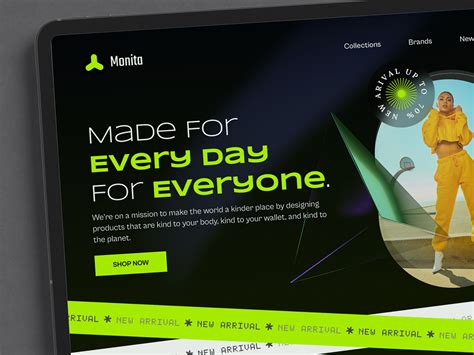 E Commerce Fashion Landing Page By Shea Lewis For Knife And Fox On Dribbble