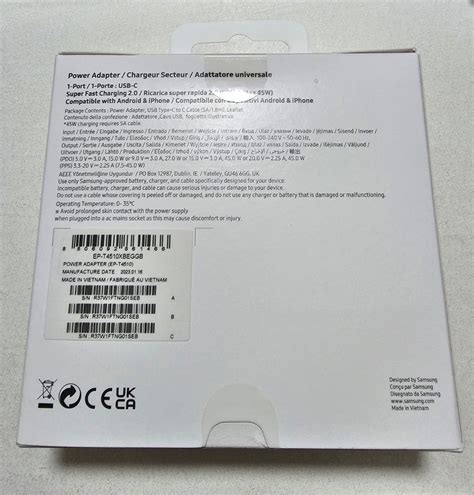 Samsung W Pd Power Adapter Mobile Phones Gadgets Mobile Gadget Accessories Chargers