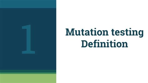 Mutation Testing Ppt