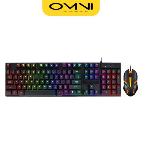 Jual 1 Set Keyboard Mouse Gaming Led Jertech Anivia Km180 Keyboard Mouse Rgb Set Shopee