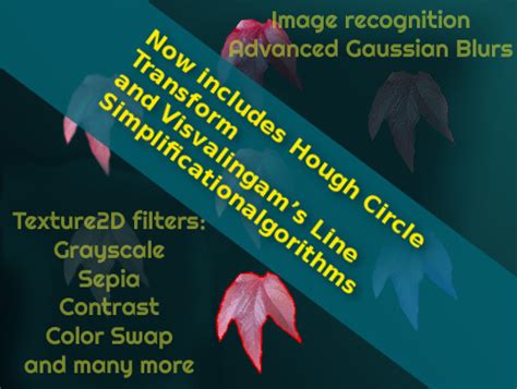 feature detection and texture2d processing video unity asset store