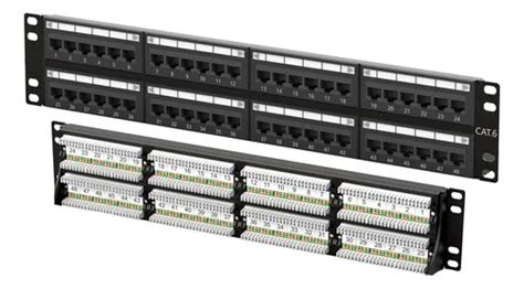 Patch Panel 48 Portas Cat6 19 Rj45 Cat 6 Mercadolivre Patch Panel 48 Portas Cat6 19 Rj45 Cat 6 Mercadolivre
